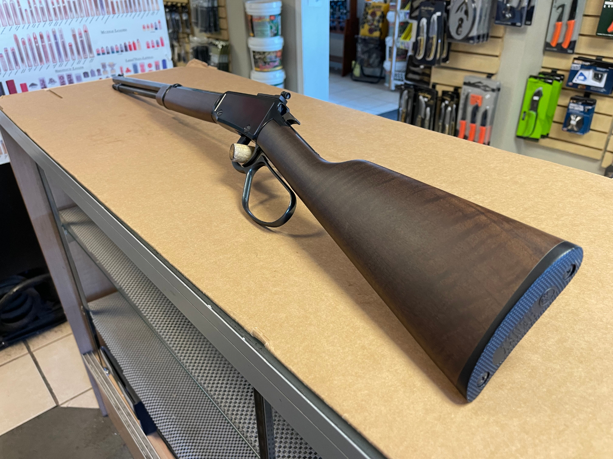 Henry H001TRP Small Game Rifle 20 Inch Barrel Black Finish Walnut Stock ...