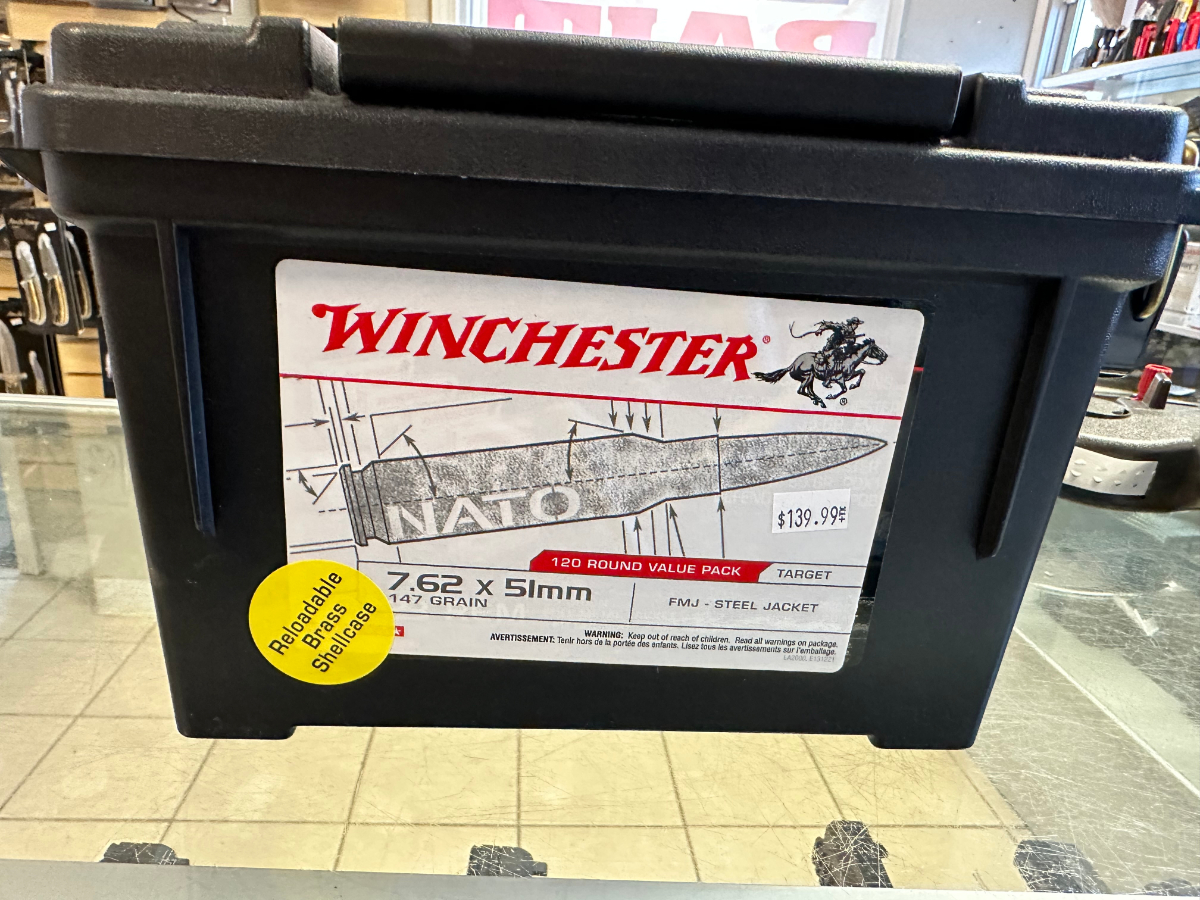 120 ROUNDS AMMO CAN 7.62X51 NATO 147 GRAIN AMMUNITION NEW IN BOXES AND ...