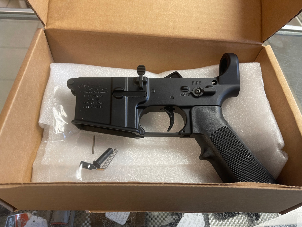 Anderson AM-15 Assembled Lower Receiver Featuring Ambidextrous Safety ...