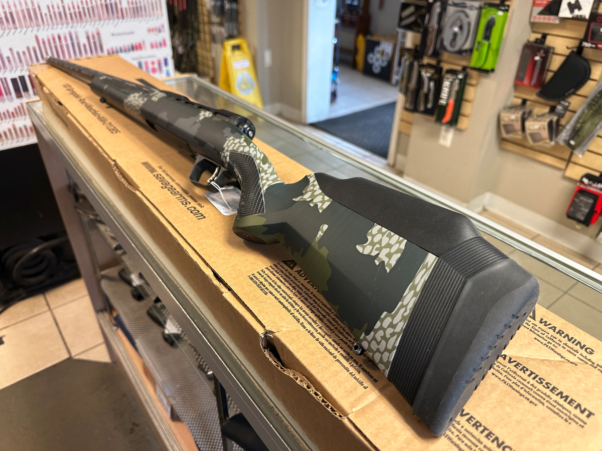 Savage 110 UltraLite 24 Inch Carbon Fiber Wrapped Barrel Black Melonite ...