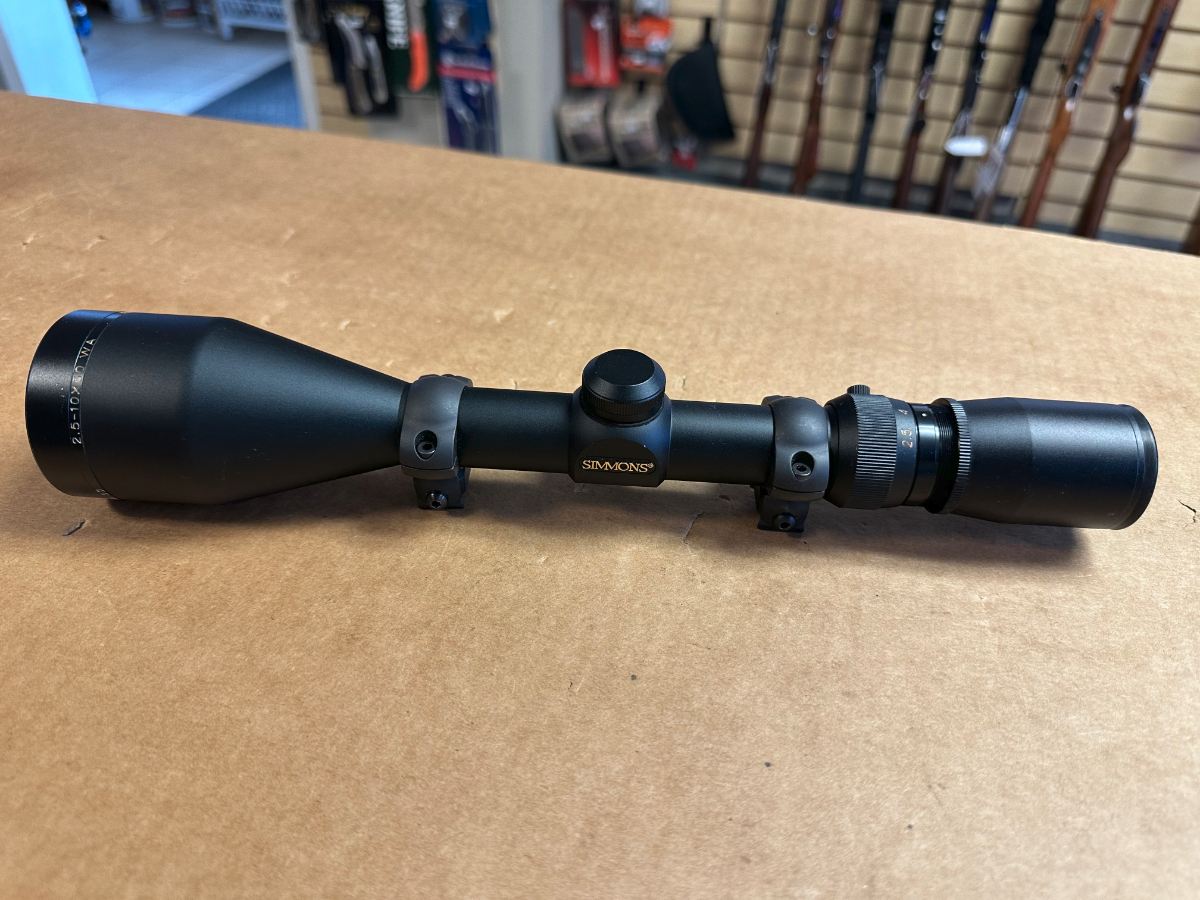 SIMMONS MODEL 8830 2.5-10X50 WIDE ANGLE RIFLE SCOPE FULLY COATED OPTICS ...