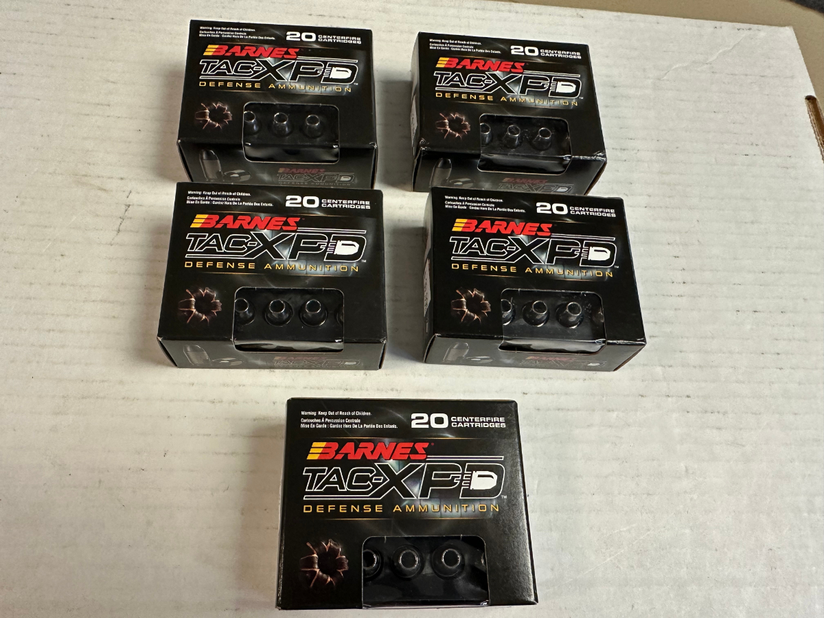 100 Rounds Barnes 21552 TAC-XPD Defense 380 ACP 80 gr TAC-XP ALL NEW IN ...