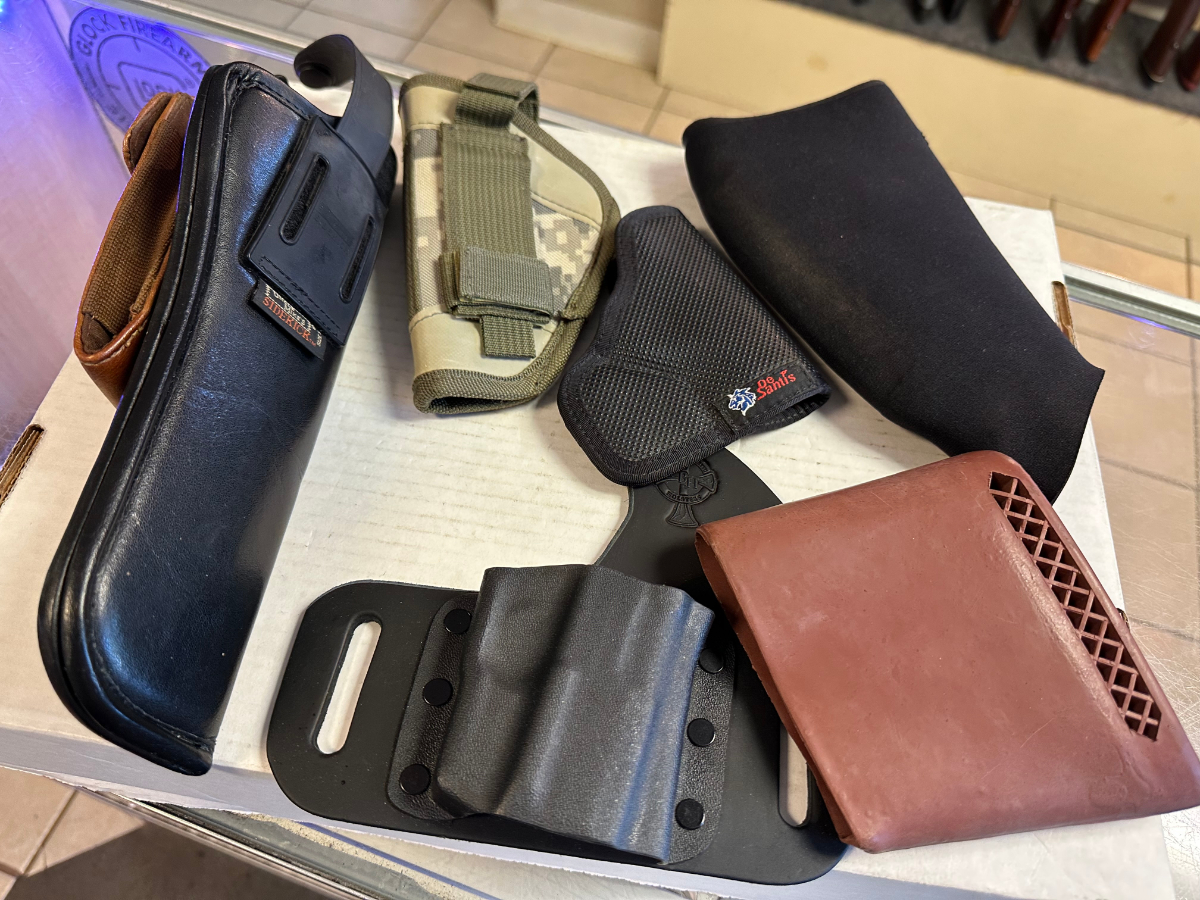 NICE LOT OF ASSORTED FIREARM RELATED ITEMS GOOD USED CONDITION AS IS ...