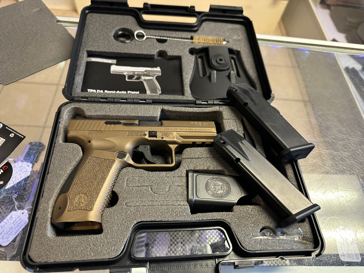 Canik MODEL TP9DA 4.07 Inch Match Grade Barrel Two 18 Round Magazines ...