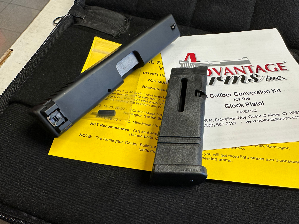 ADVANTAGE ARMS GLOCK 22LR CONVERSION KIT Convert your 9mm/.40 S&W Glock ...