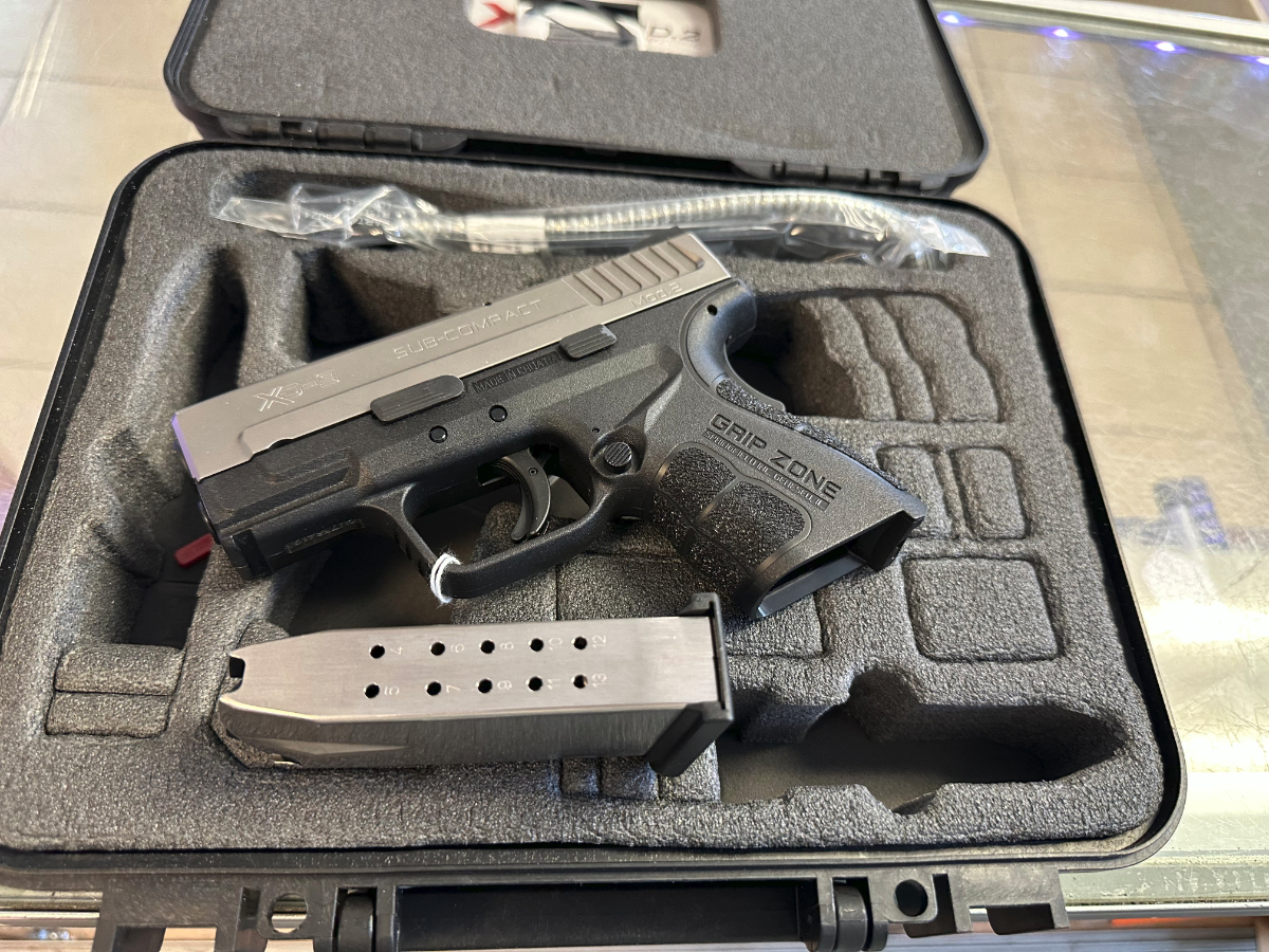 Springfield Armory XD9 MOD.2 Sub-Compact Semi Auto Pistol 3 Inch Steel ...