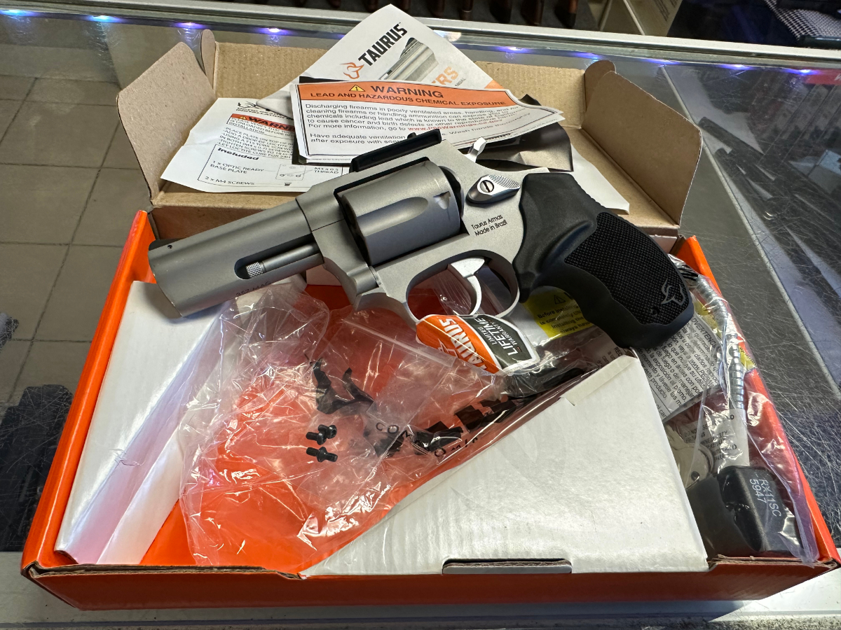 Taurus 605 T. O. R. O. 5rd Shot 3 Inch Stainless Steel Barrel Stainless ...