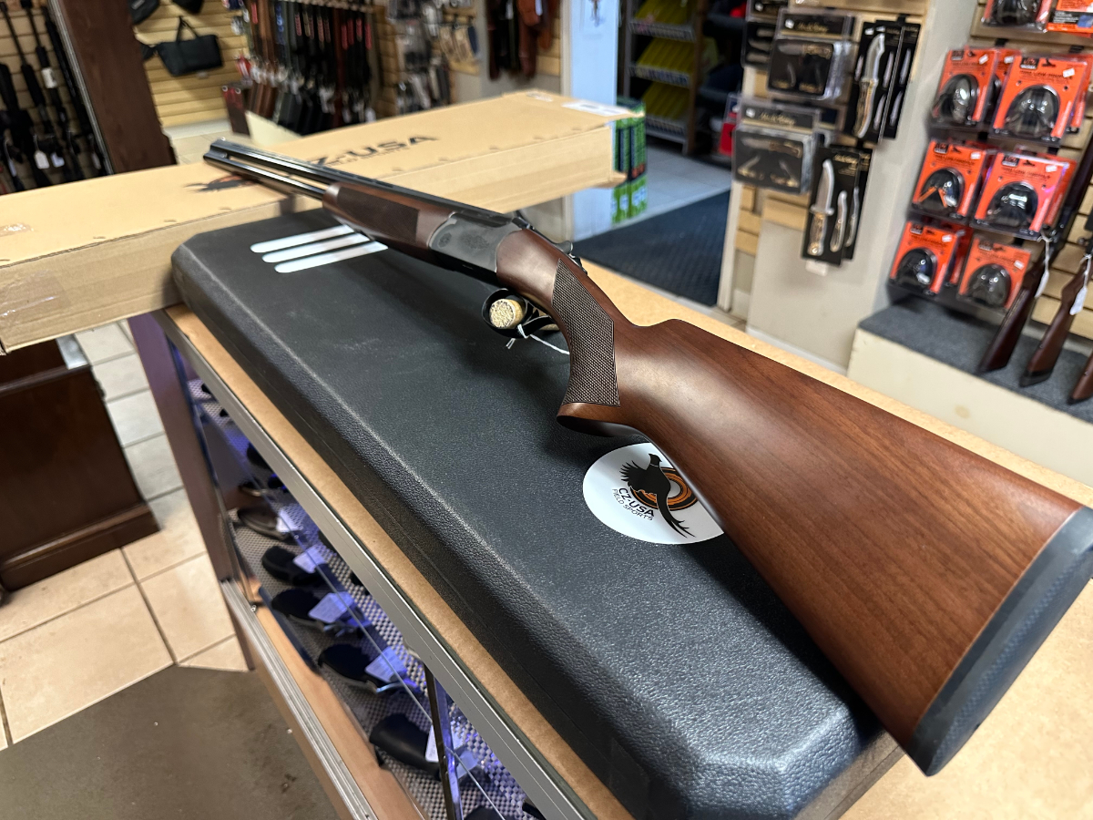 CZ Drake 410 Gauge 3 Inch 2rd 28 Inch Barrel, Gloss Black Chrome Metal ...