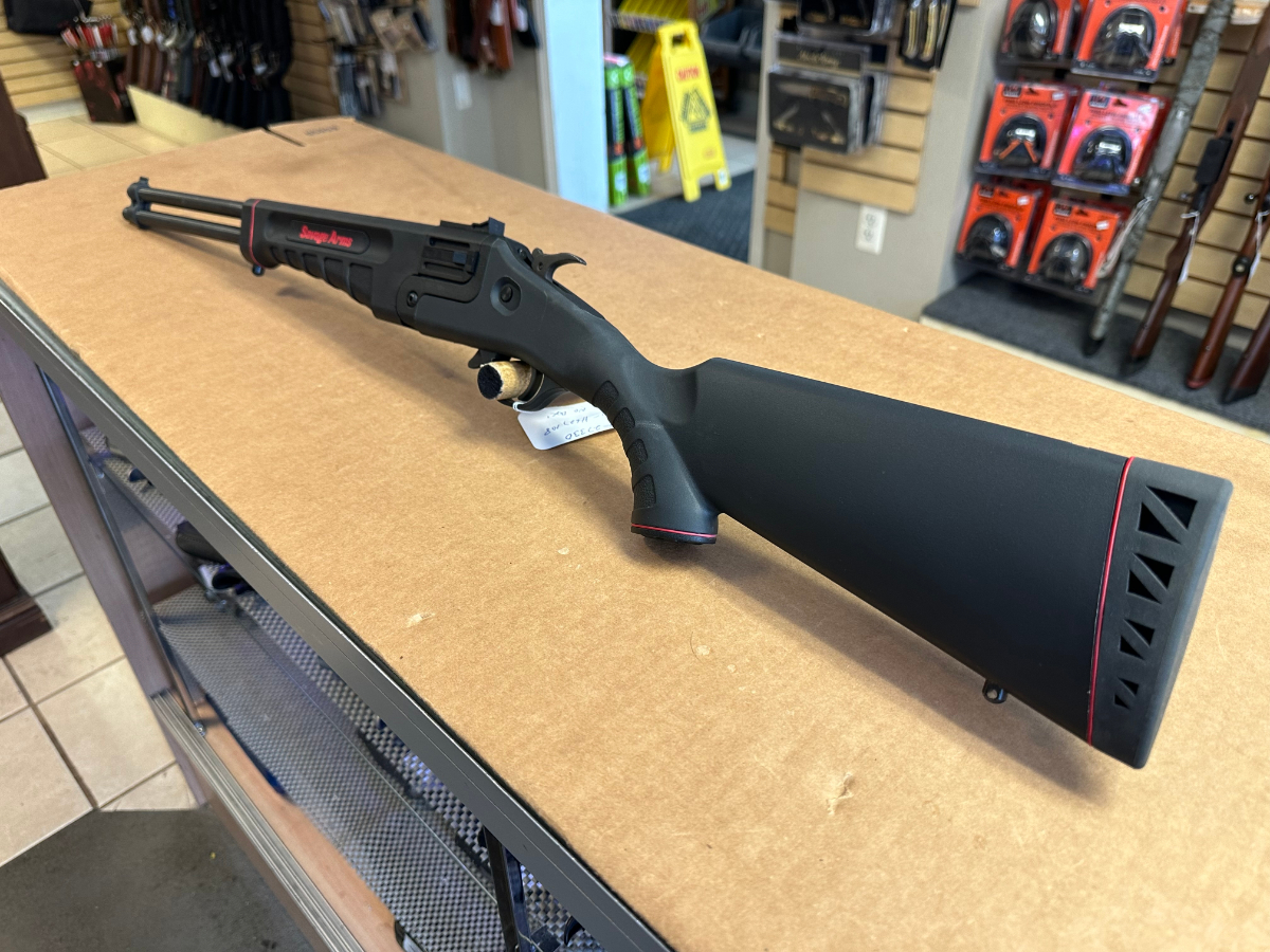 Savage MODEL 42 Takedown 22 LR or 410 Gauge 1rd 20 Inch, Satin Black ...