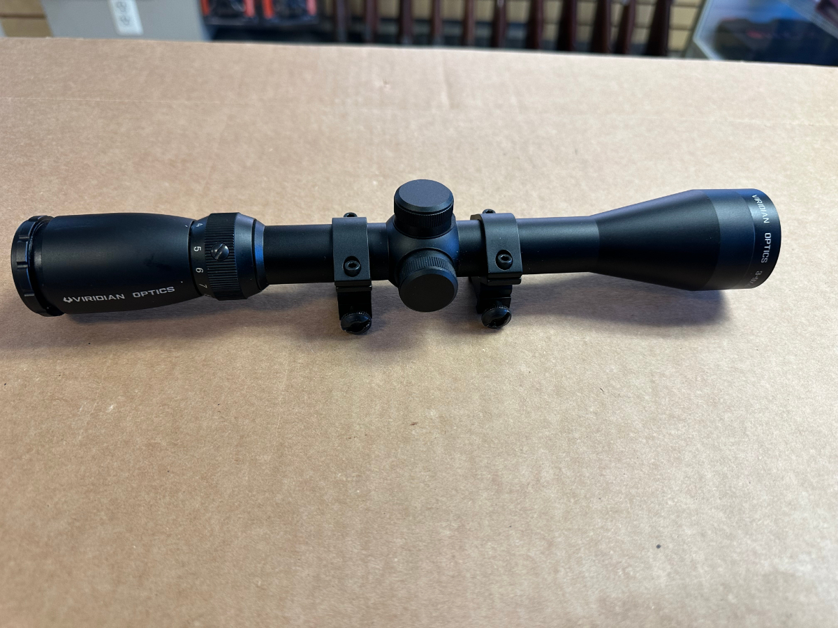 VERIDIAN OPTICS EON 3-9X40 RIFLE SCOPE WITH RINGS IN EXCELLENT LIKE NEW ...