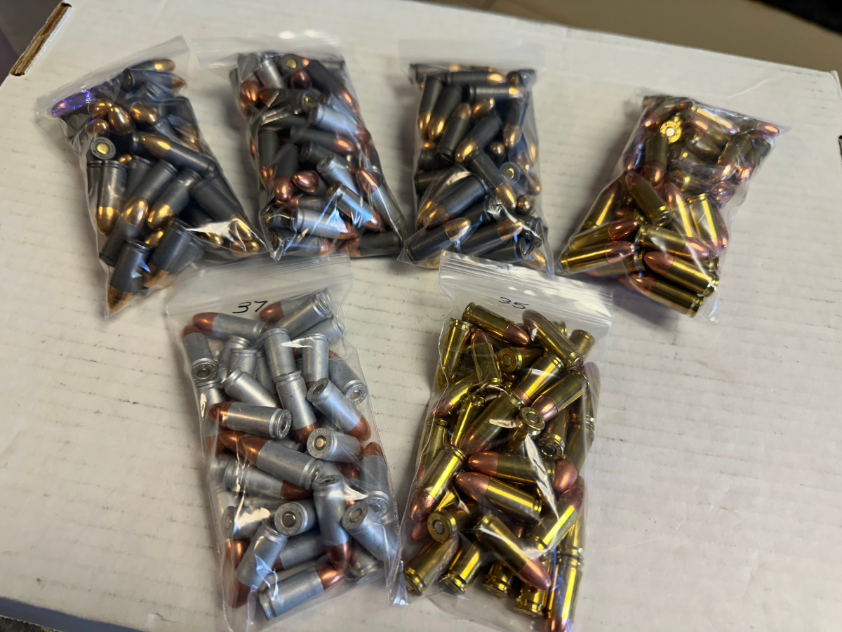 272 ROUNDS ASSORTED BRAND NEW BULK 9MM AMMUNITION ALL NEW IN BAGS AS IS ...