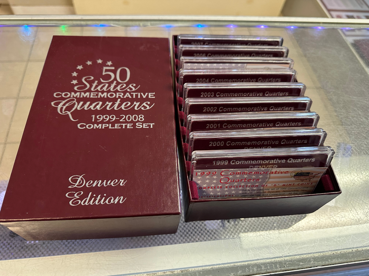 NICE SET OF 50 STATES COMMEMORATIVE QUARTERS 1999-2007 DENVER EDITION ...