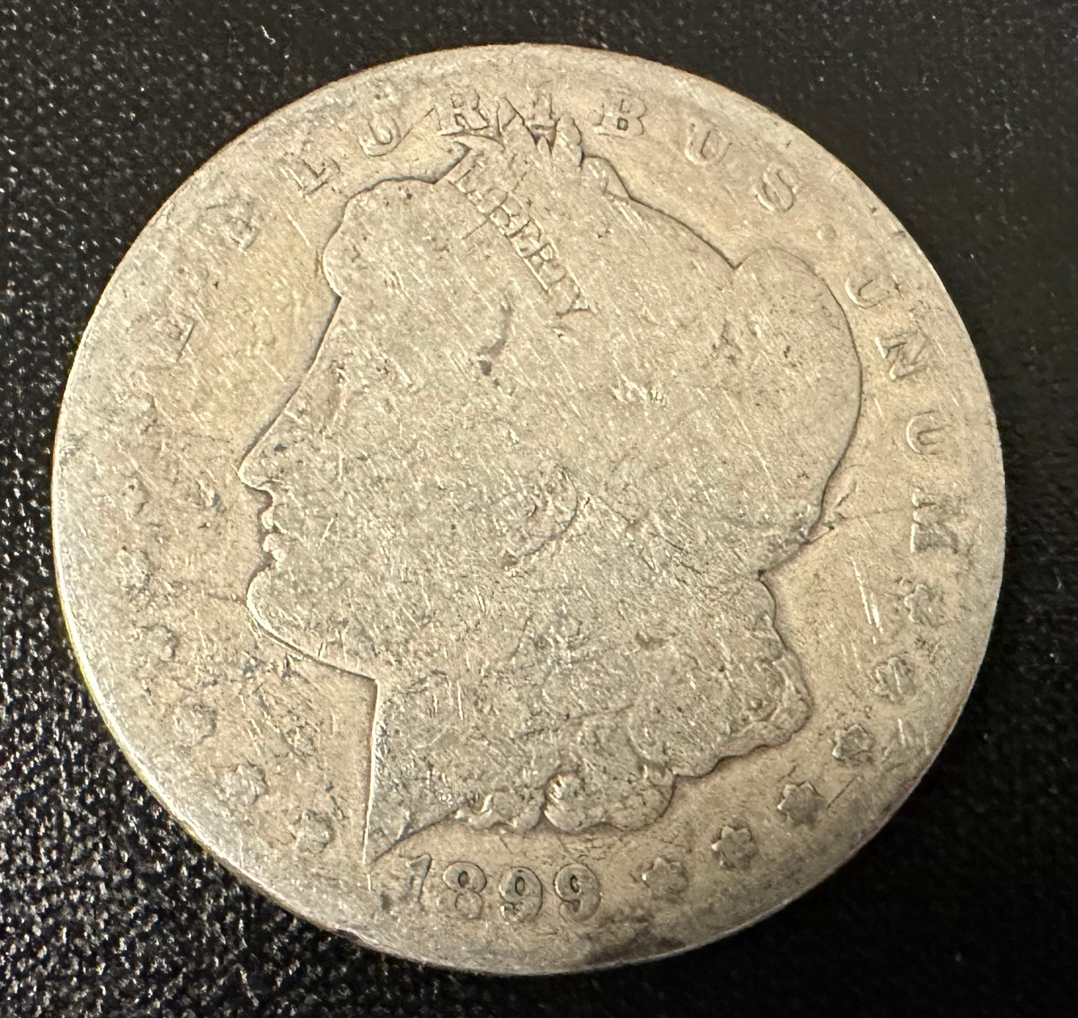 1899-0 NEW ORLEANS MINT WELL CIRCULATED CULL MORGAN 90 SILVER DOLLAR ...