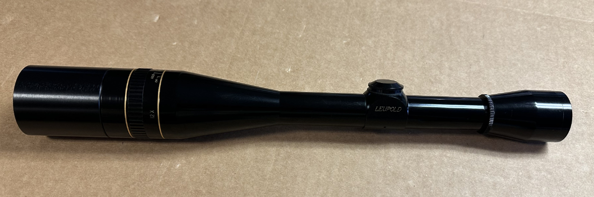 VERY NICE LEUPOLD 12X LONG RANGE TARGET SCOPE GLOSS FINISH ADJUSTABLE ...