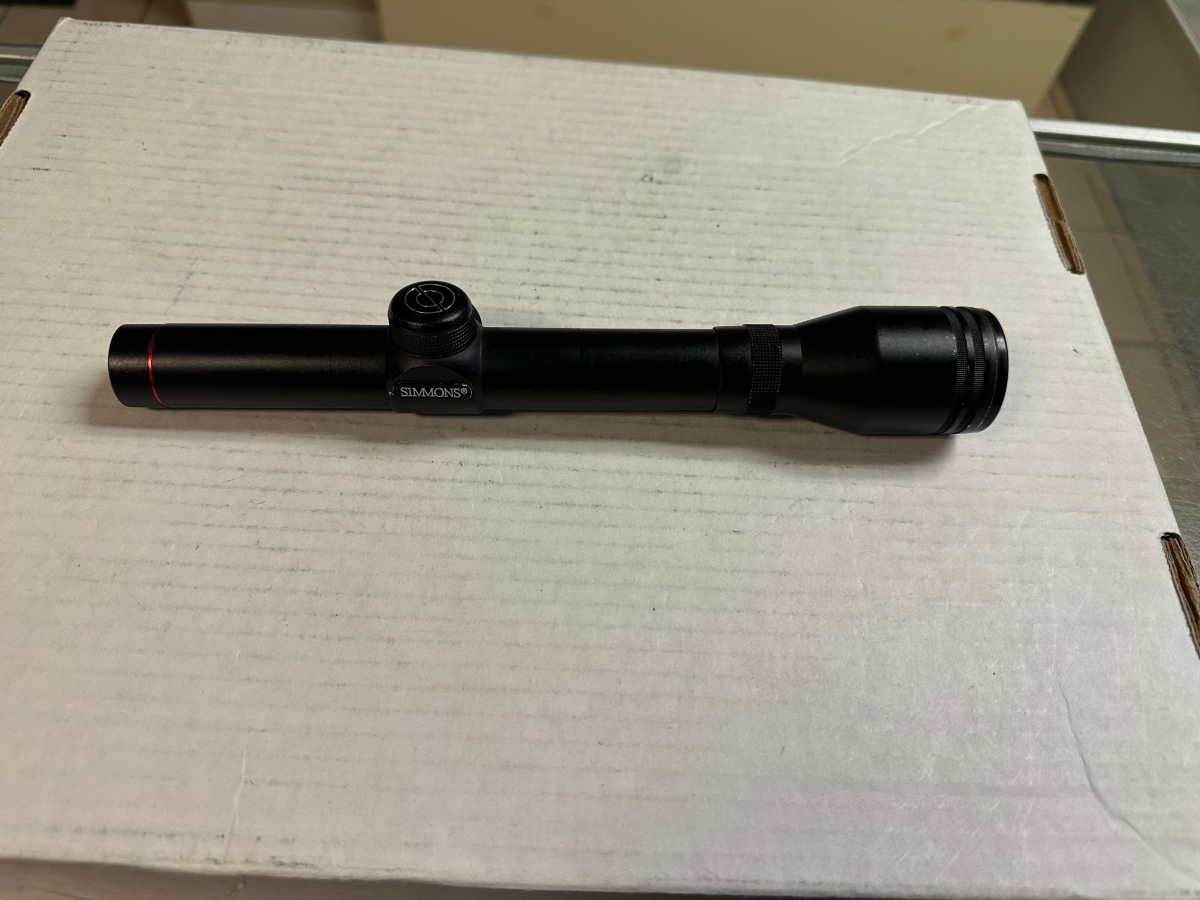 NICE SIMMONS MODEL BP400M RIFLE SCOPE IN GOOD CONDITION. AS IS FINAL ...