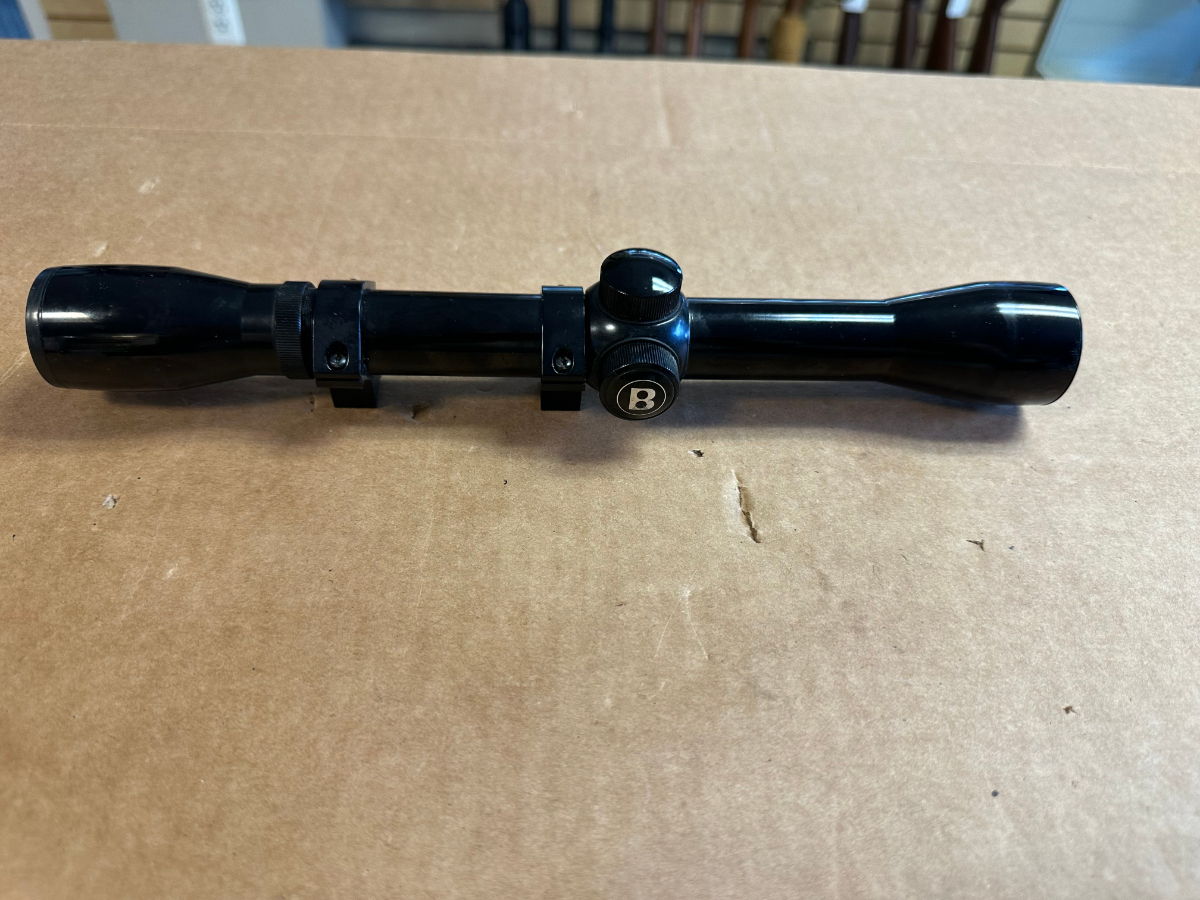 BUSHNELL BANNER 4X32 RIFLE SCOPE IN GOOD CONDITION, CLEAR OPTICS NICE ...