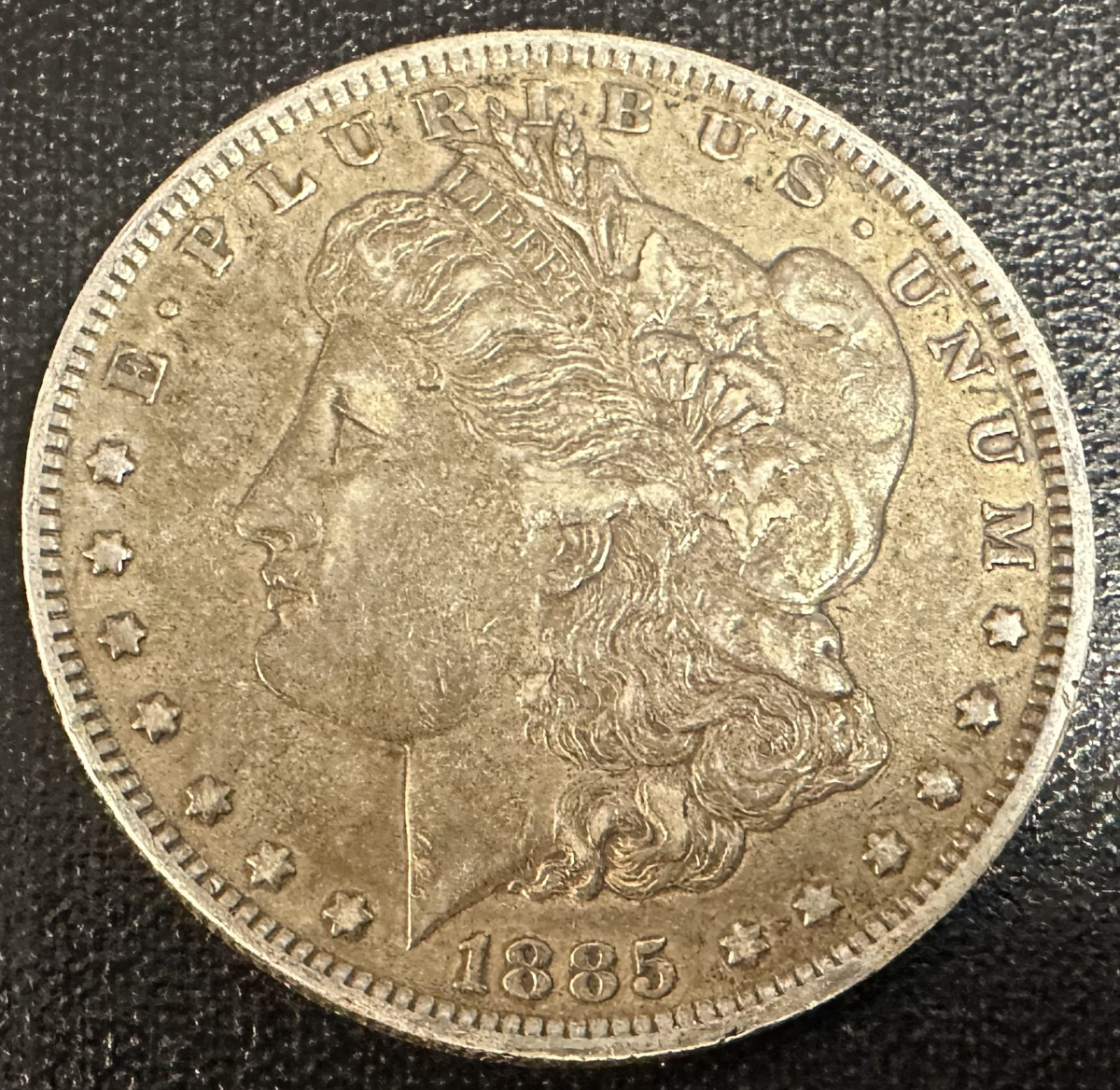 BEAUTIFULLY TONED 1885-O MORGAN SILVER DOLLAR IN EXCELLENT CONDITION ...