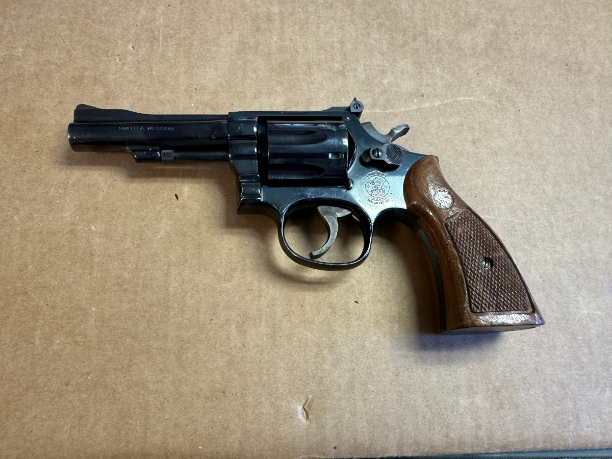 Smith & Wesson MODEL 18-4 COMBAT MASTERPIECE 6 SHOT REVOLVER 4 INCH ...