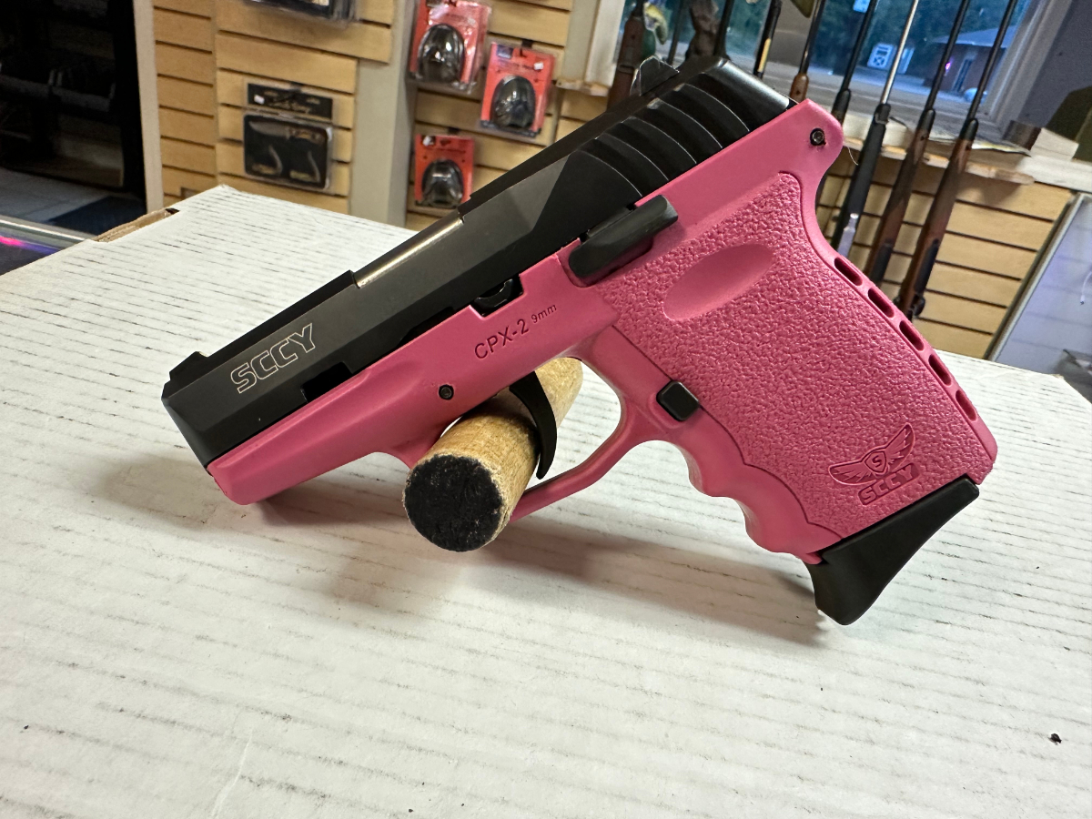 SCCY Industries MODEL CPX-2 SEMI-AUTO PISTOL PINK CERAKOTE FINISH 3.10 ...