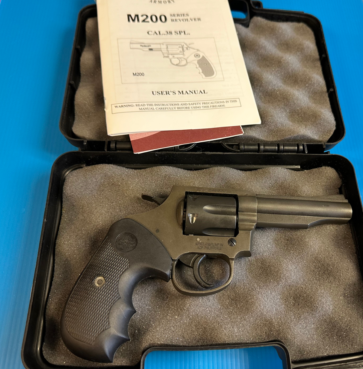 Rock Island Armory M200 Medium Frame 6rd 4 Inch Black Parkerized Steel ...