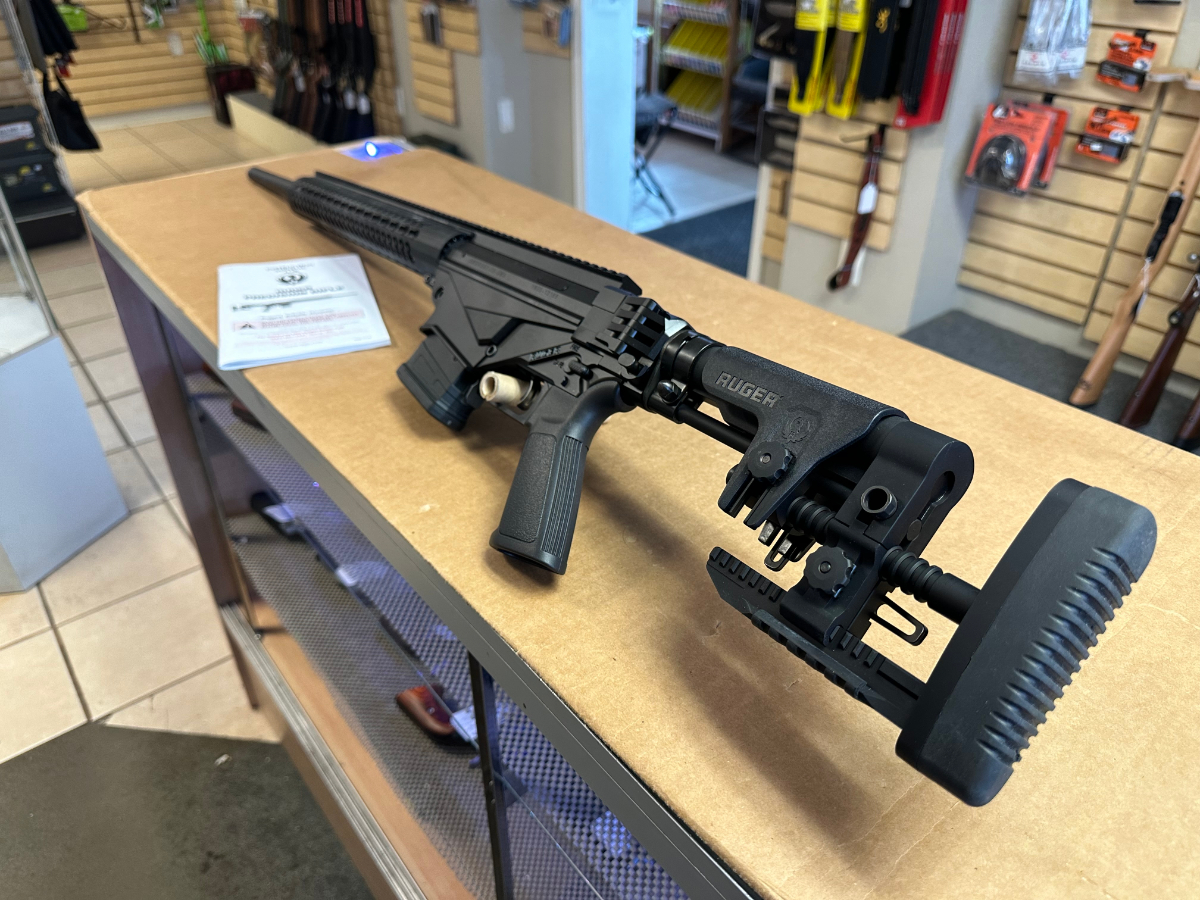 Ruger Precision 6.5 Creedmoor 10+1 20" Black Threaded Barrel, Black ...