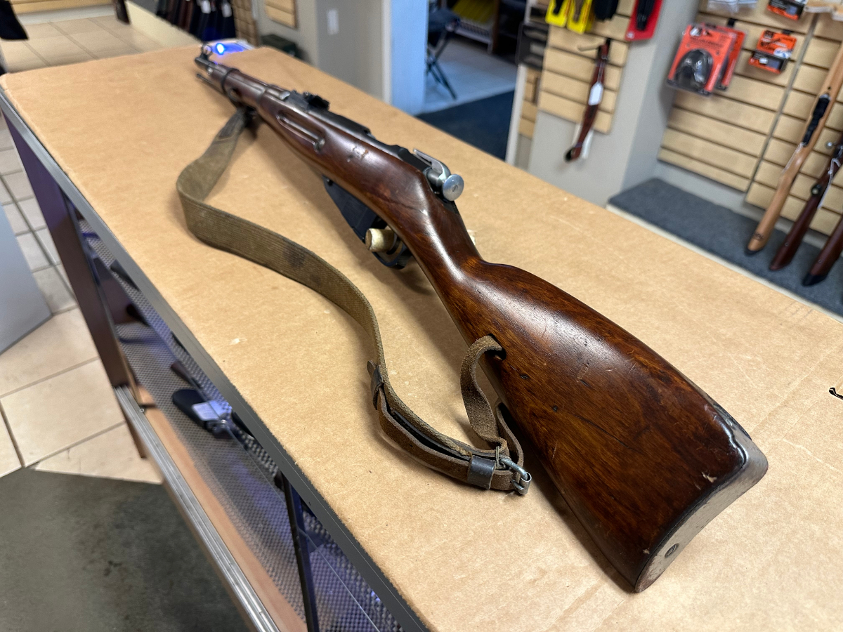 Mosin-Nagant BOLT ACTION RIFLE 29 INCH BARREL VERY GOOD WOOD STOCK ...