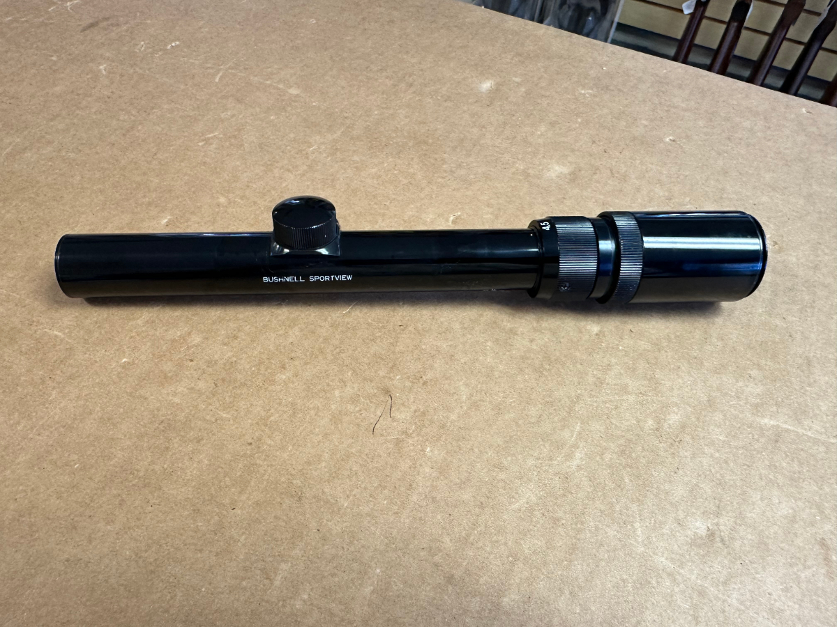 NICE BUSHNELL SPORTVIEW 1.5X-4.5X21 RIFLE SCOPE IN GOOD CONDITION AS IS ...