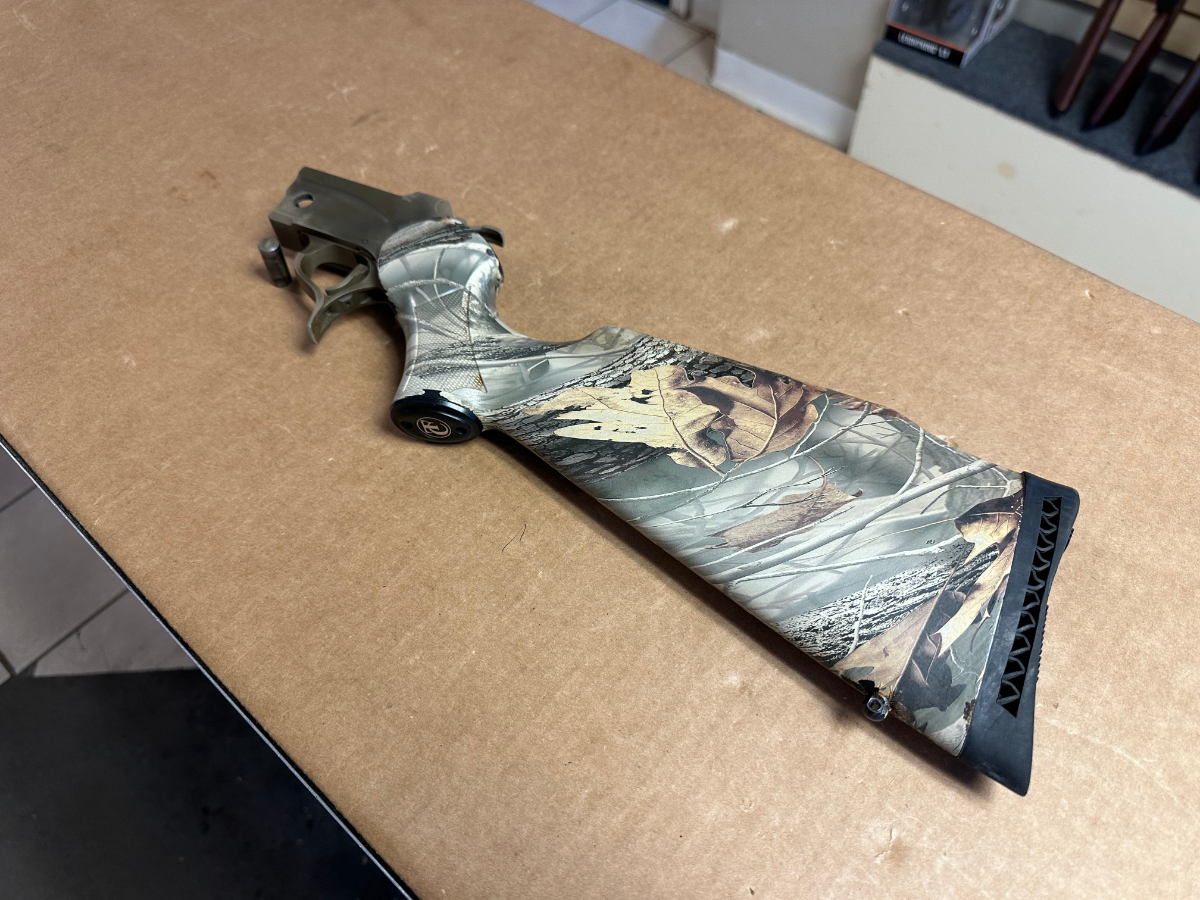 Thompson Center Arms MODEL ENCORE SINGLE SHOT RECEIVER WITH CAMO BUTT ...
