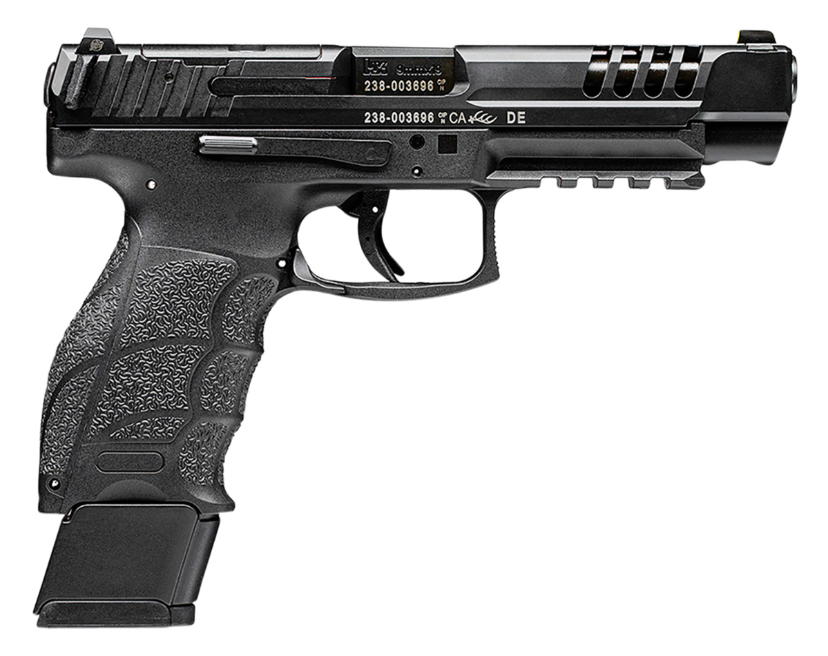Heckler & Koch VP9L 10+1 5" Black Polygonal Rifled Barrel, Black Optic ...