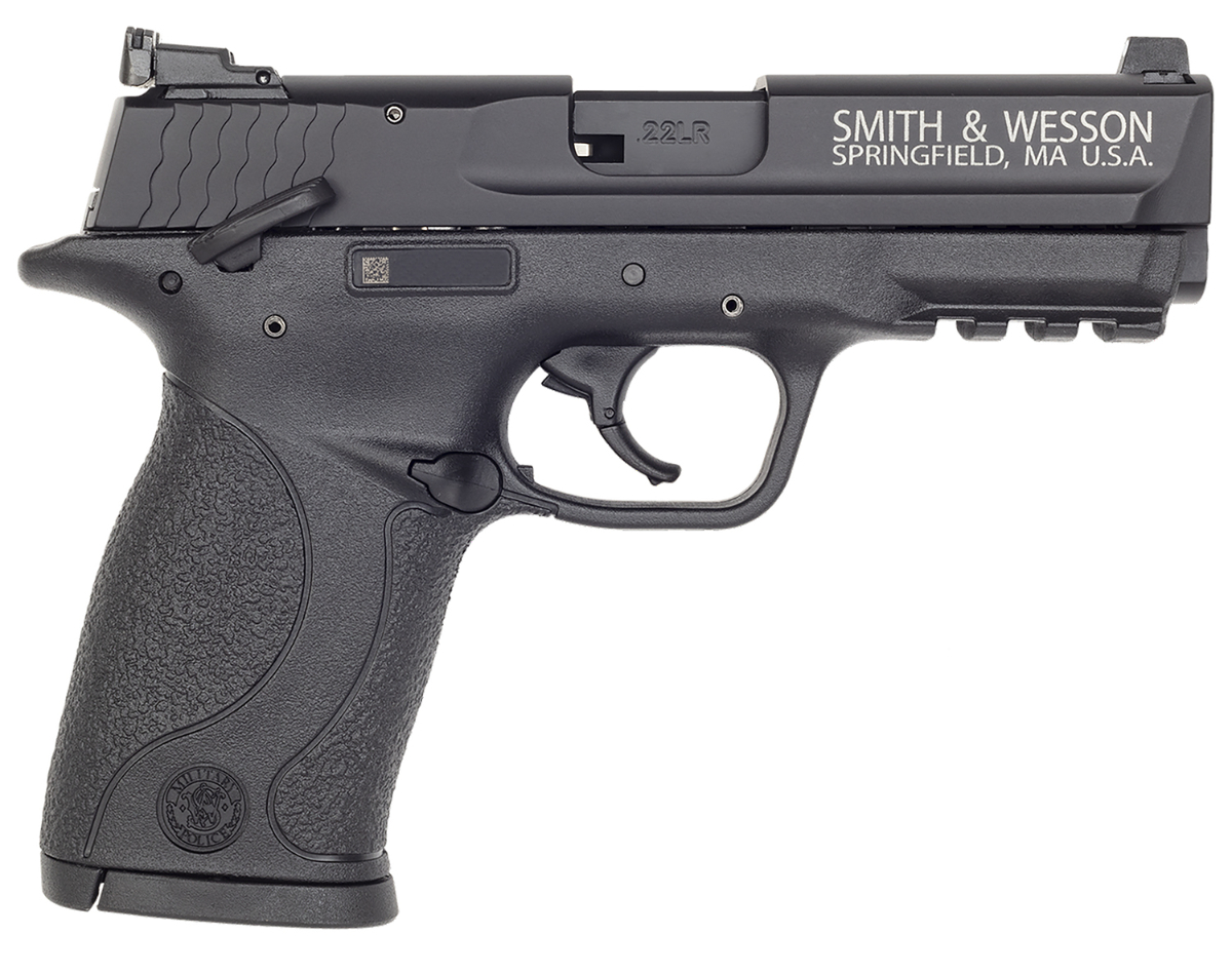 Smith & Wesson 108390 M&P 22 Compact Frame 22 LR 10+1, 3.60" Black ...