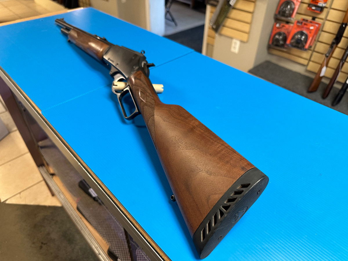 Marlin MODEL 1895G GUIDE GUN 19.1 INCH BARREL 6 ROUND MAGAZINE CHECKERED WOOD STOCK EXCELLENT ...