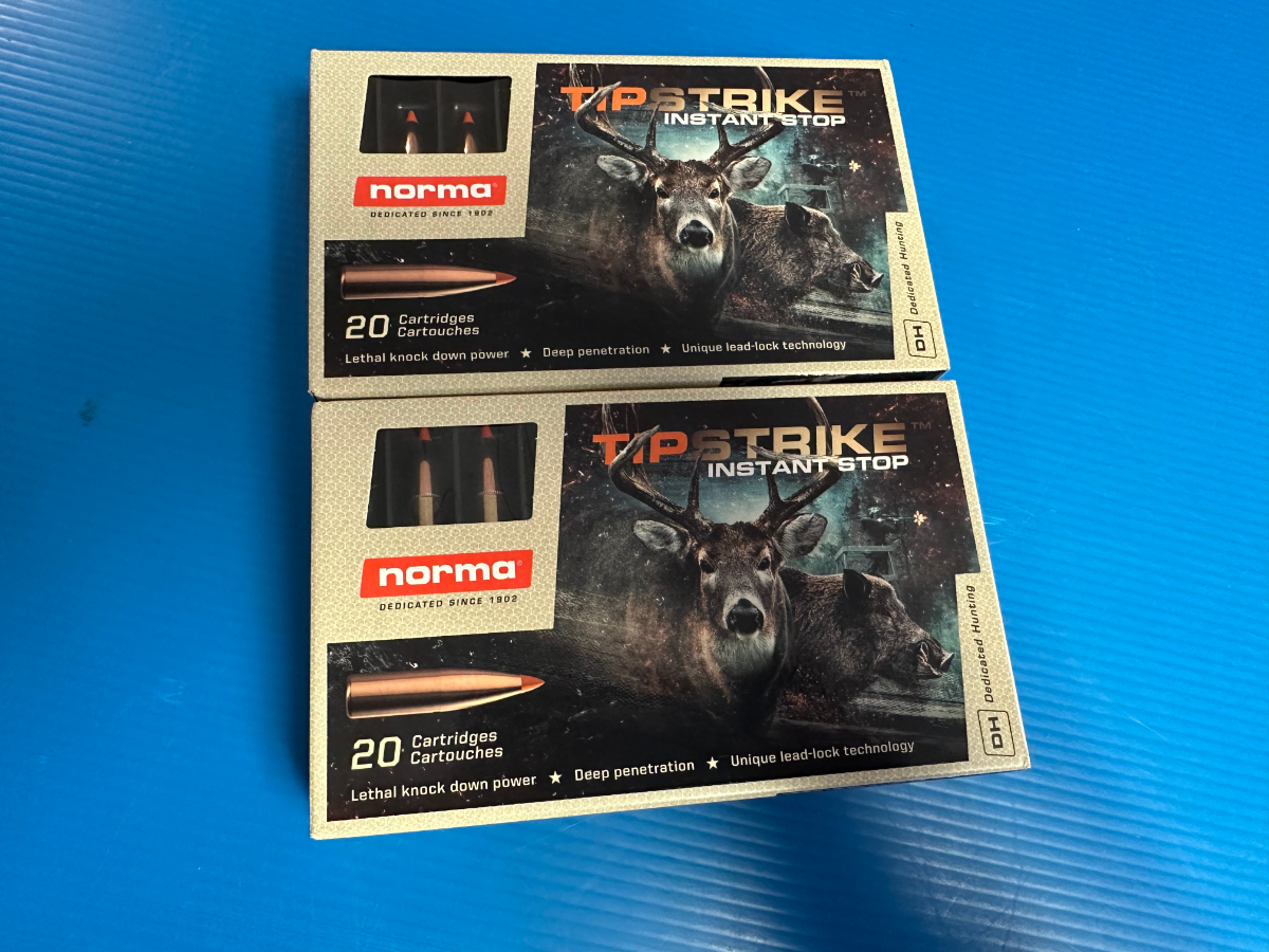 Norma Precision 40 ROUNDS Norma Ammunition 20171222 Dedicated Hunting Tipstrike 280Rem 160gr ...