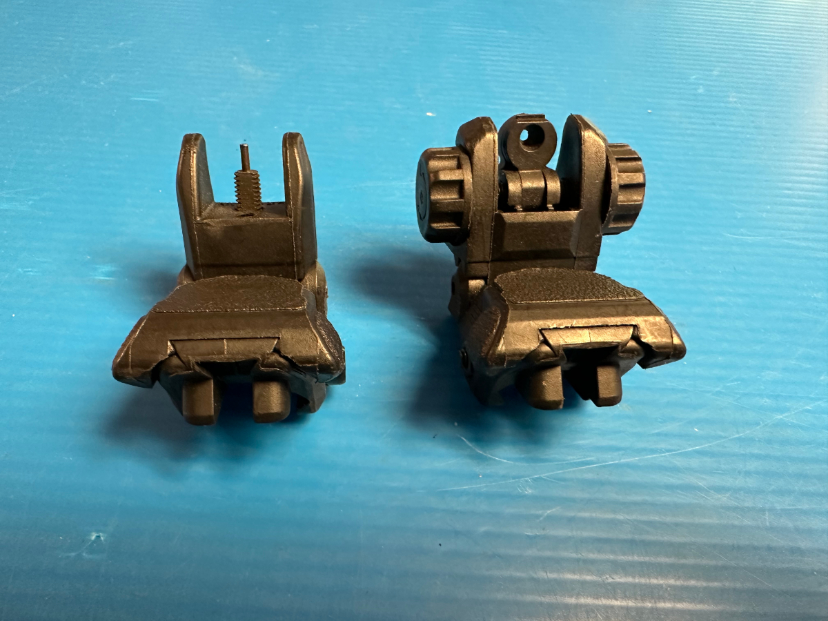NICE SET OF FRONT AND REAR POP UP SIGHTS IN EXCELLENT CONDITION ...