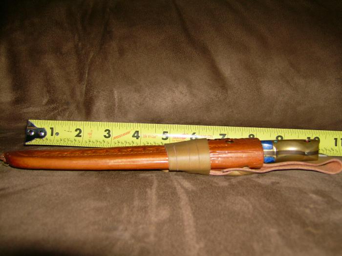 5 1/8 Inch Lapis Handled Knife From Afghanistan For Sale at GunAuction ...