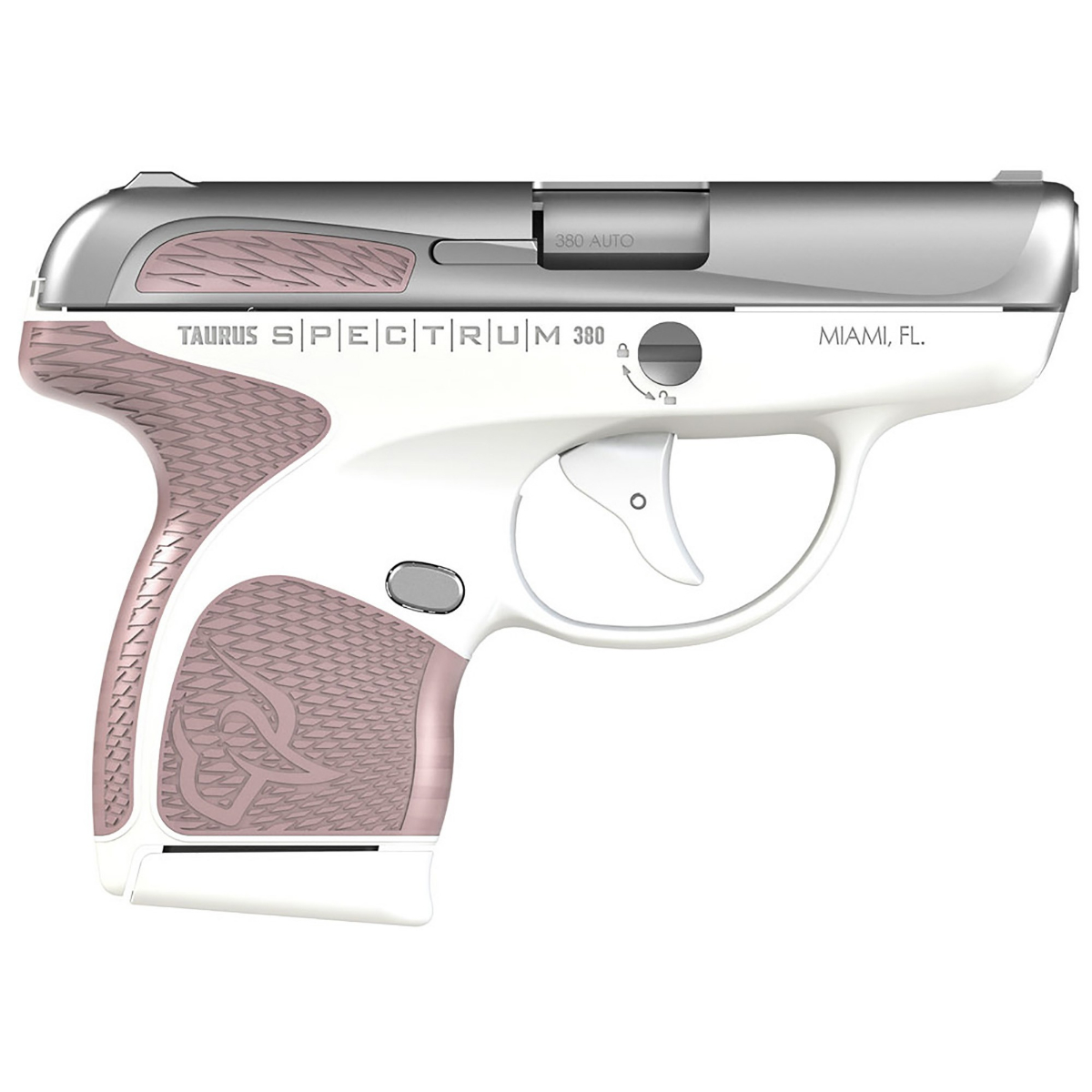 Taurus SPECTRUM Pink/White .380 ACP .380 ACP 16974841 - GunAuction.com