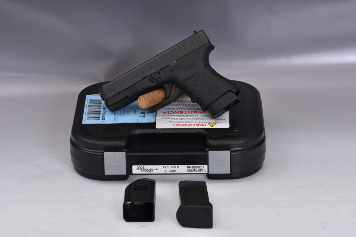 Glock 30s .45 Auto Original Box 2 Magazines .45 Acp For Sale at ...