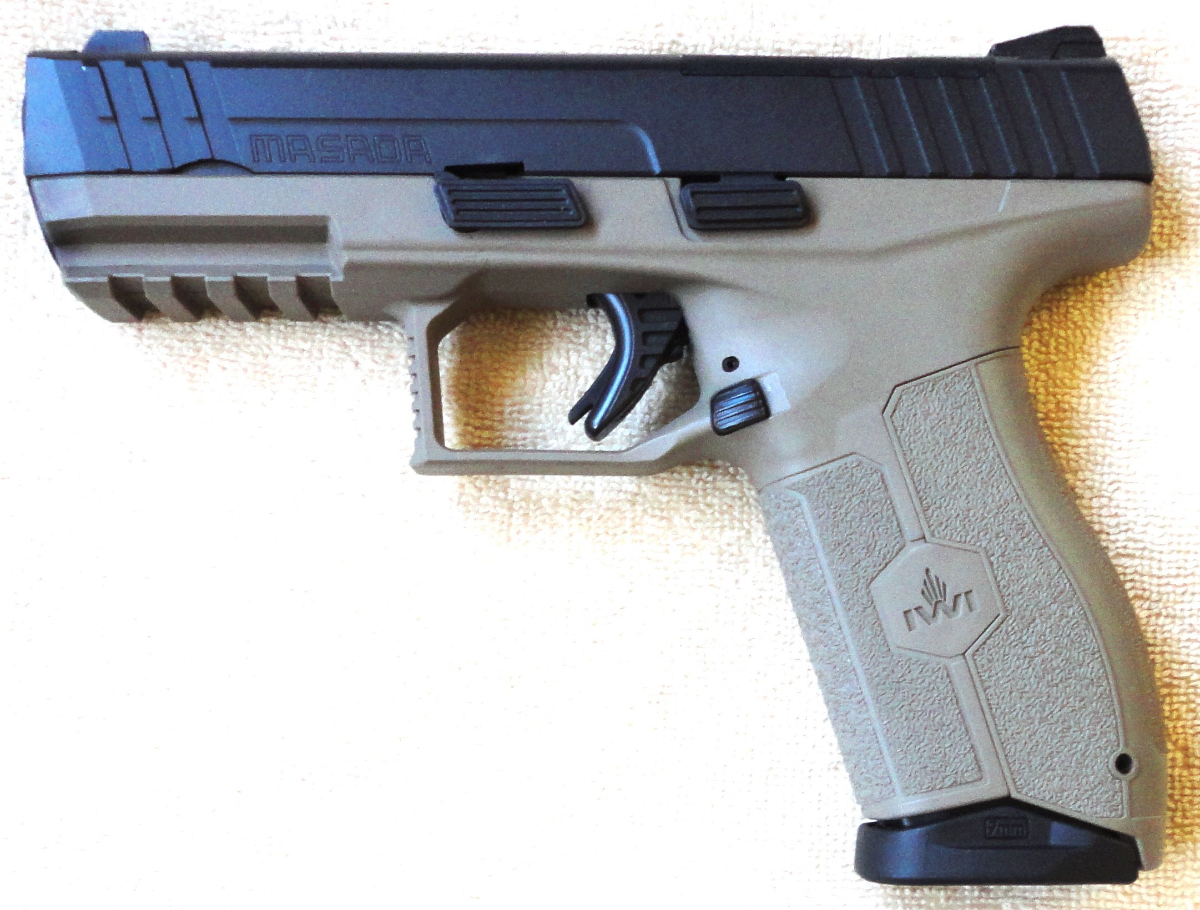 IWI MASADA Pistol - 9 mm - with two 17 round magazines 9mm Luger ...