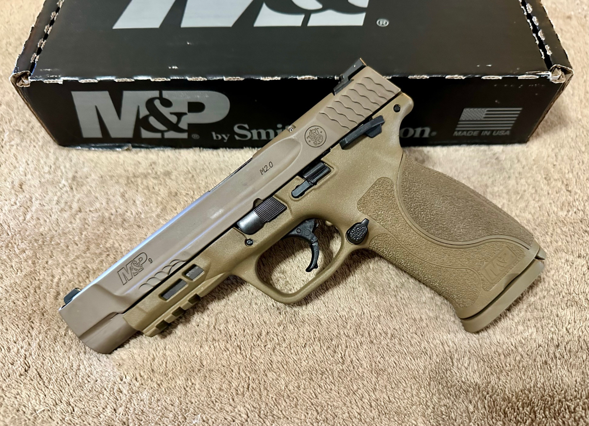 Smith & Wesson M&P9 M2.0 9mm 5" FDE Factory New 9mm Luger 17343042 ...