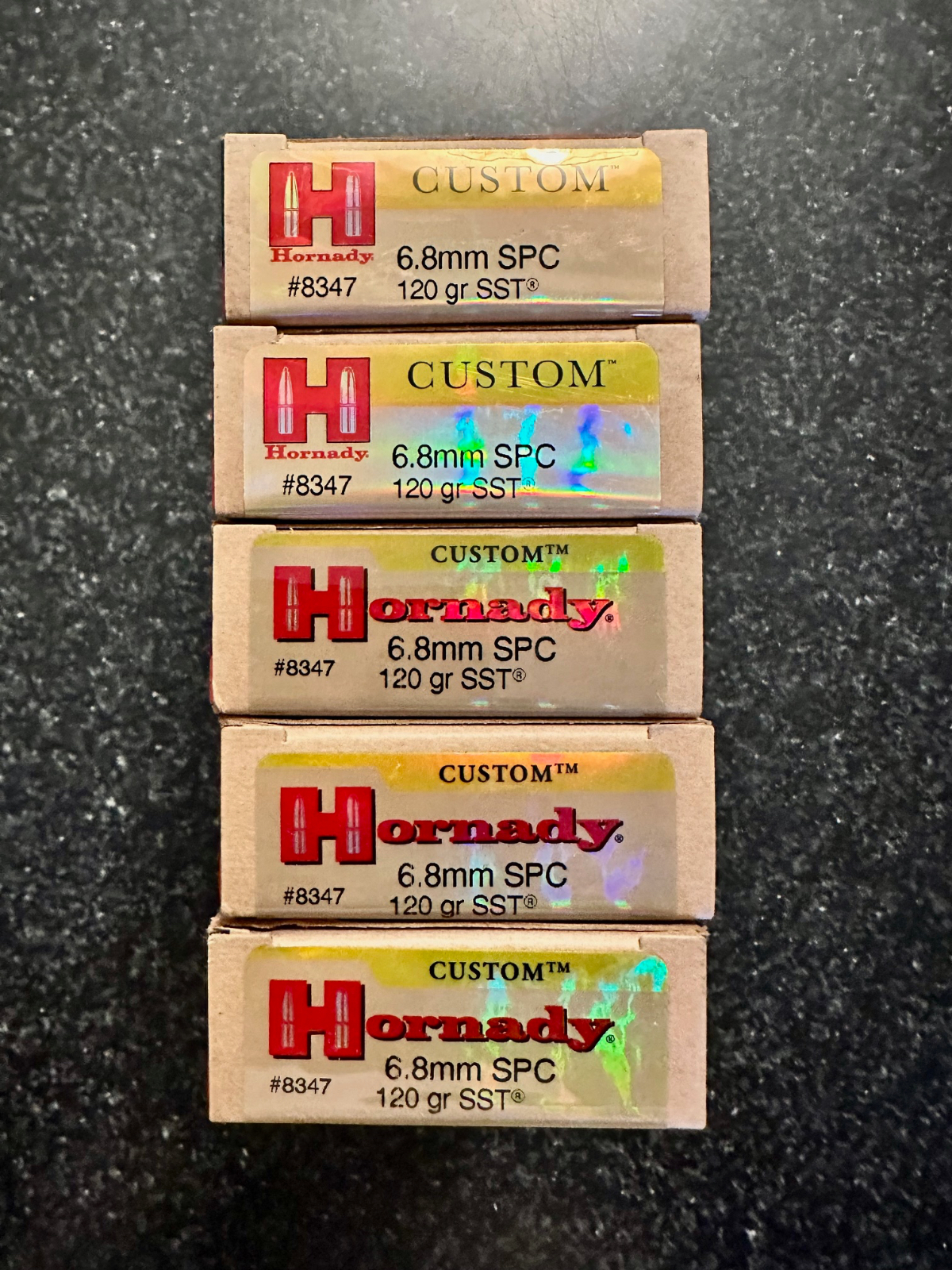 Hornady 6.8mm SPC 120gr SST 100 rounds factory new 6.8mm Remington SPC ...