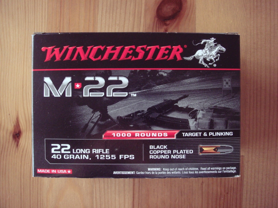 1000 Rounds Winchester 22lr Ammo M .22 Ammunition For Sale at ...