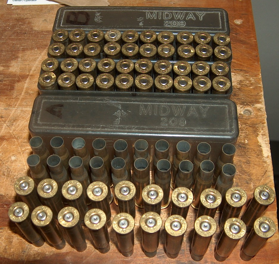 R-P 30-30 Brass, 80 Cases used. 40 Primed, 40 with fired Primers .30-30 ...