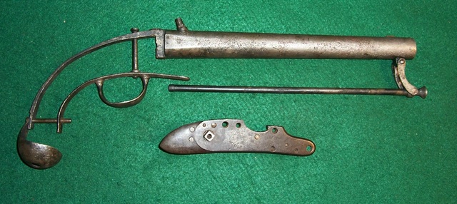 U.S. Simeon North Model 1826 Percussion Conversion Navy Pistol -Relic ...