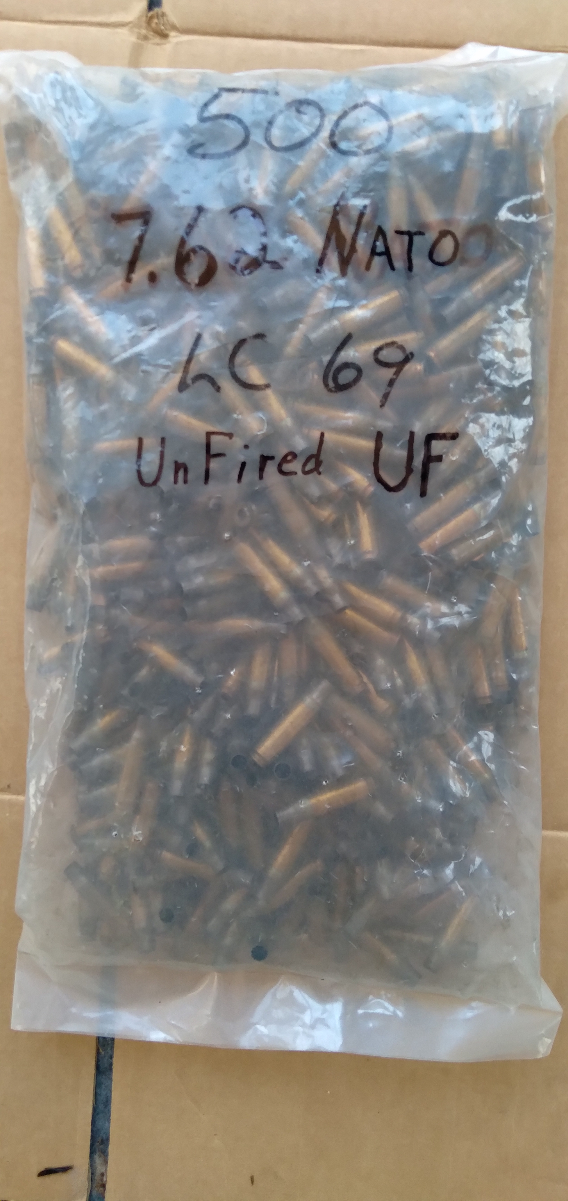 Lake City 500 cases 7.62 LC 69, 308, Vietnam Era, Virgin unfired ...