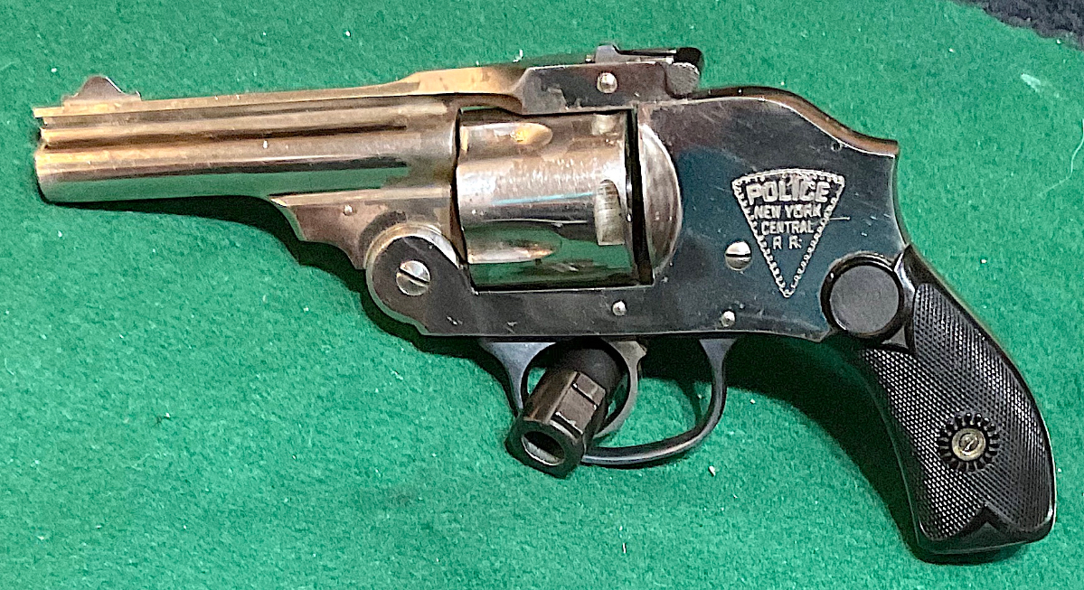 Smith & Wesson NEW YORK CENTRAL RAILROAD POLICE 5 SHOT NICKEL ...