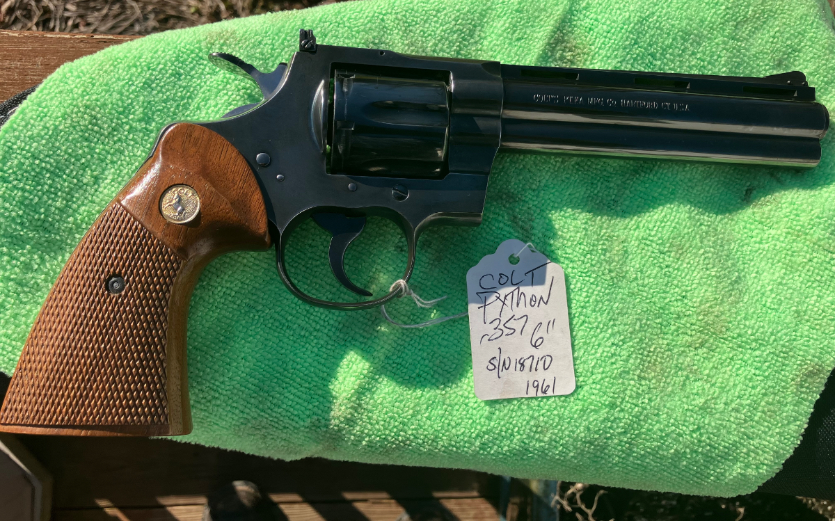 COLT PYTHON 1961 6 INCH CLASSIC .357 Magnum 17329675 - GunAuction.com