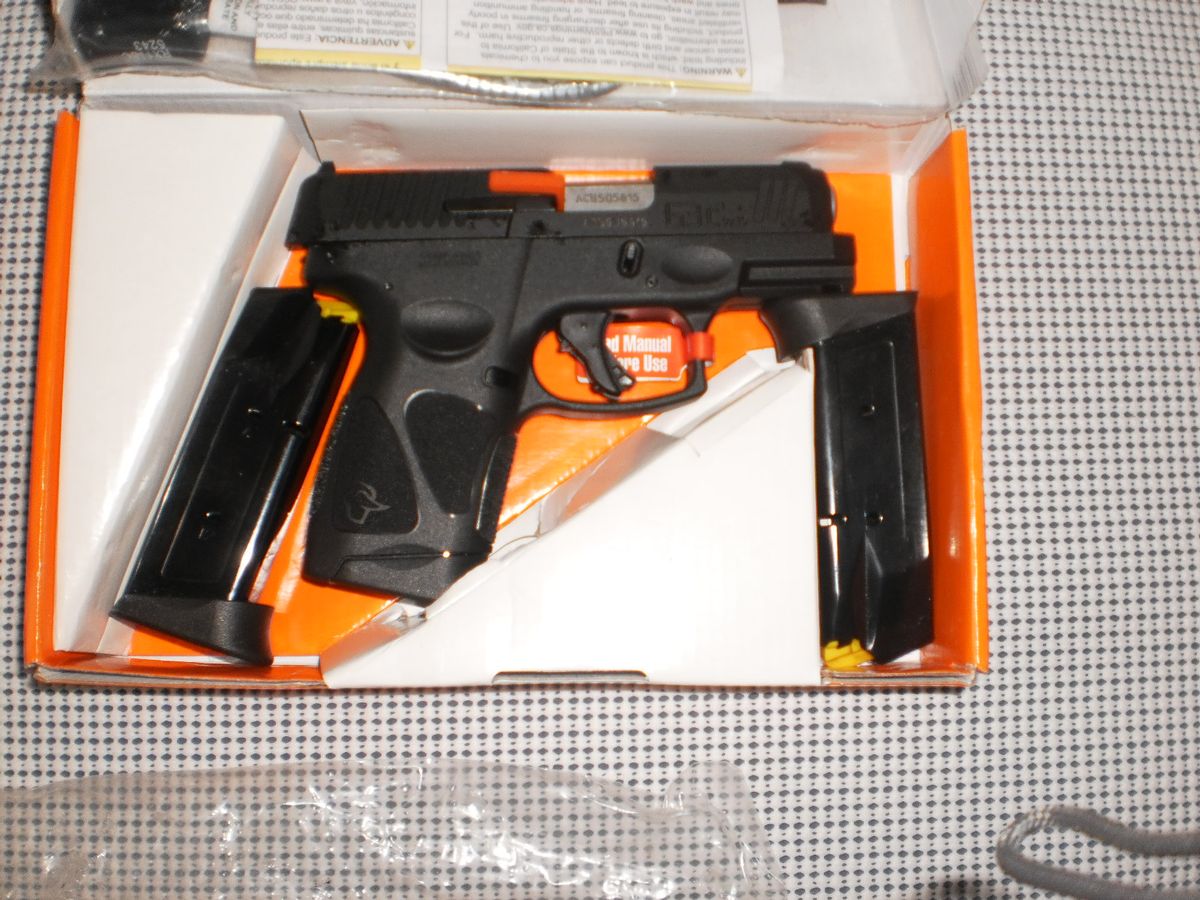 Taurus MOD G3c 3 twelve rd mags NIB Great Carry 9mm Luger 17146040 ...