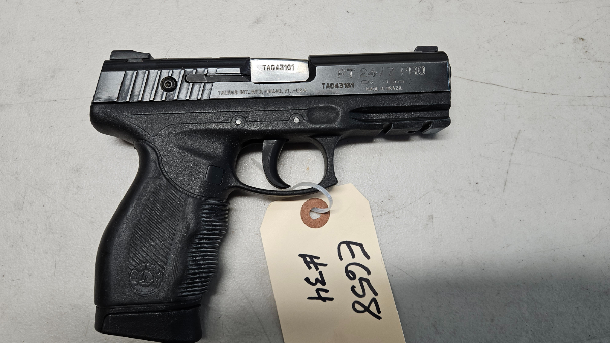 Taurus MODEL PT 24/7 PRO-POLICE SEIZURE-W/MAG-AS IS 9mm Luger 17326912 ...