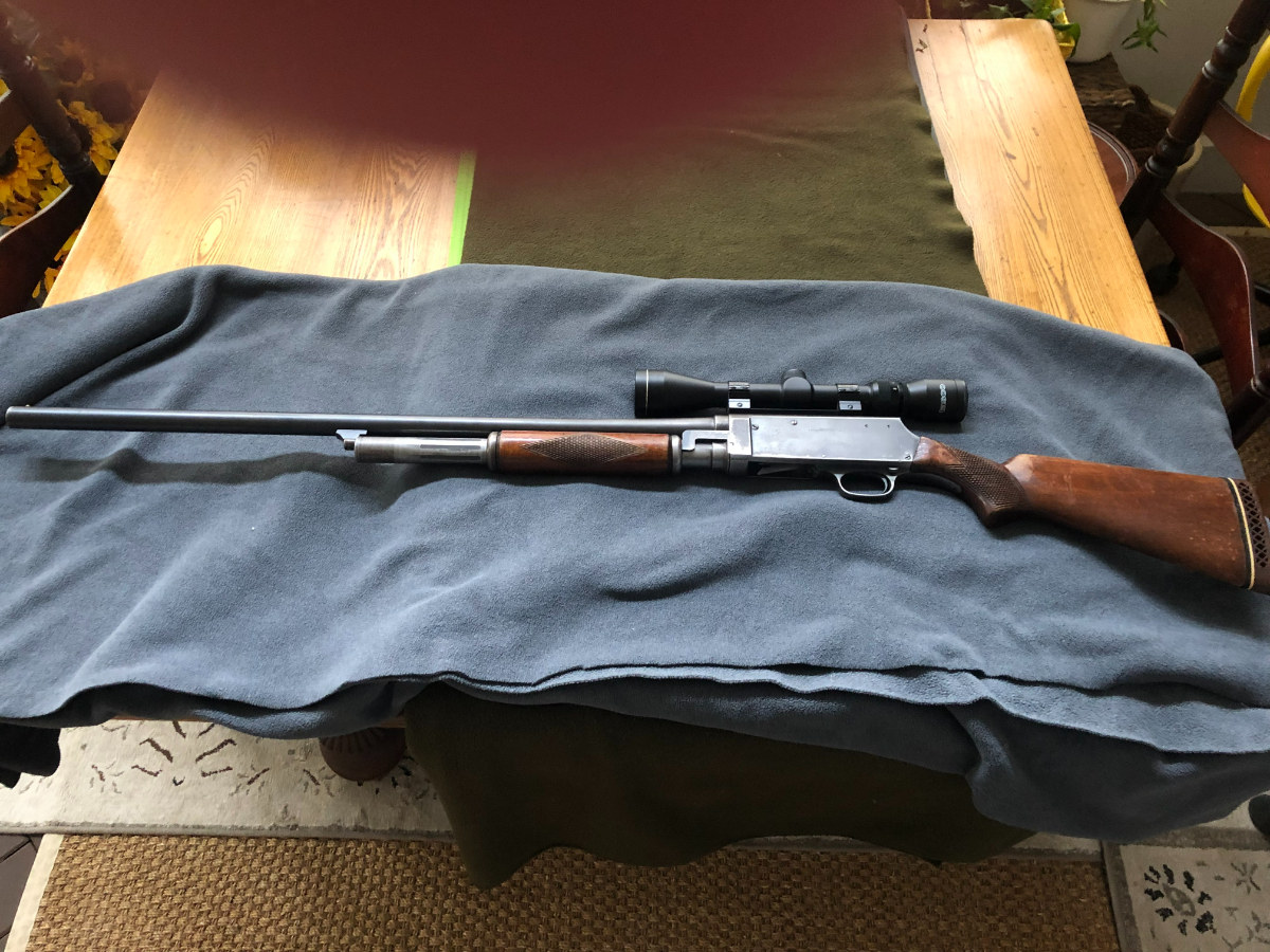VINTAGE SEARS RANGER SHOTGUN W/ TASCO SCOPE 17338629 - GunAuction.com