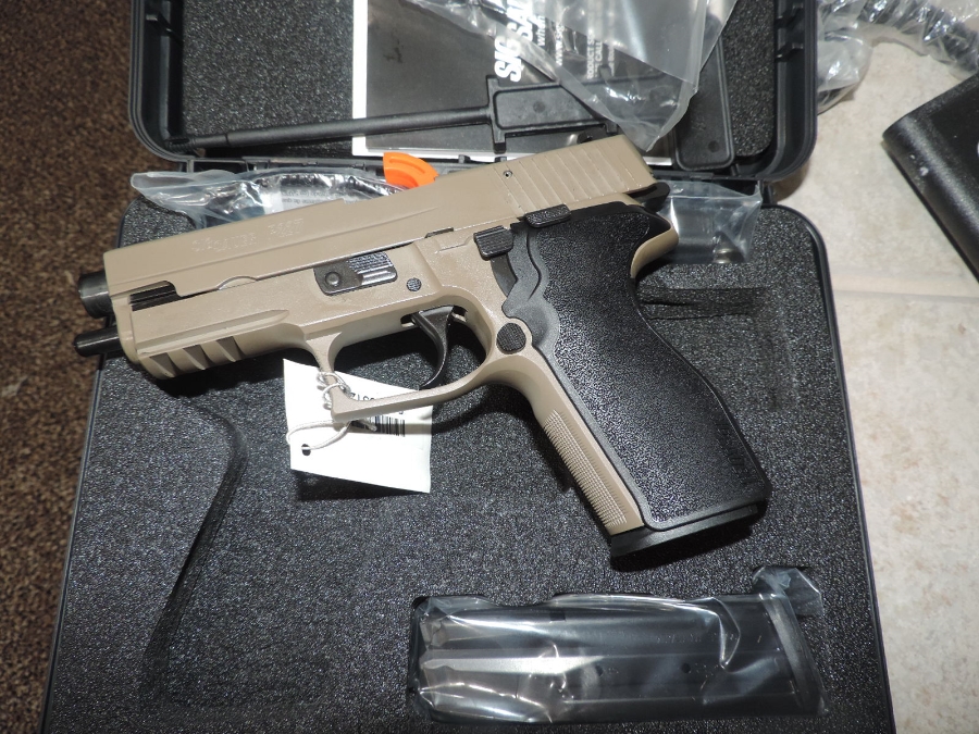 Sig P227 In 45 Acp Flat Dark Earth & Night Sights New No Reserve .45 ...