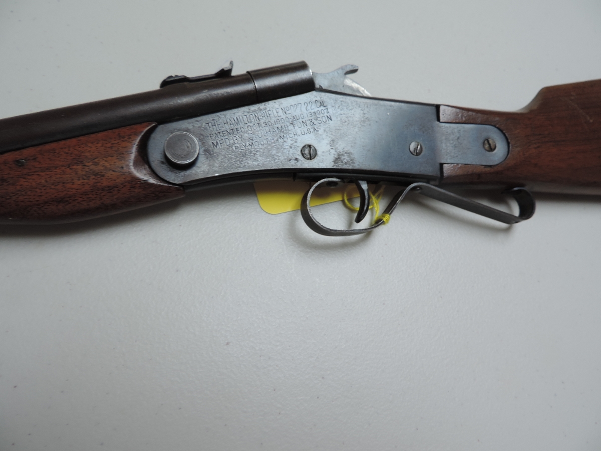 Vintage Hamilton 27 Single Shot 22 Caliber Rifle No Reserve .22 Lr For ...